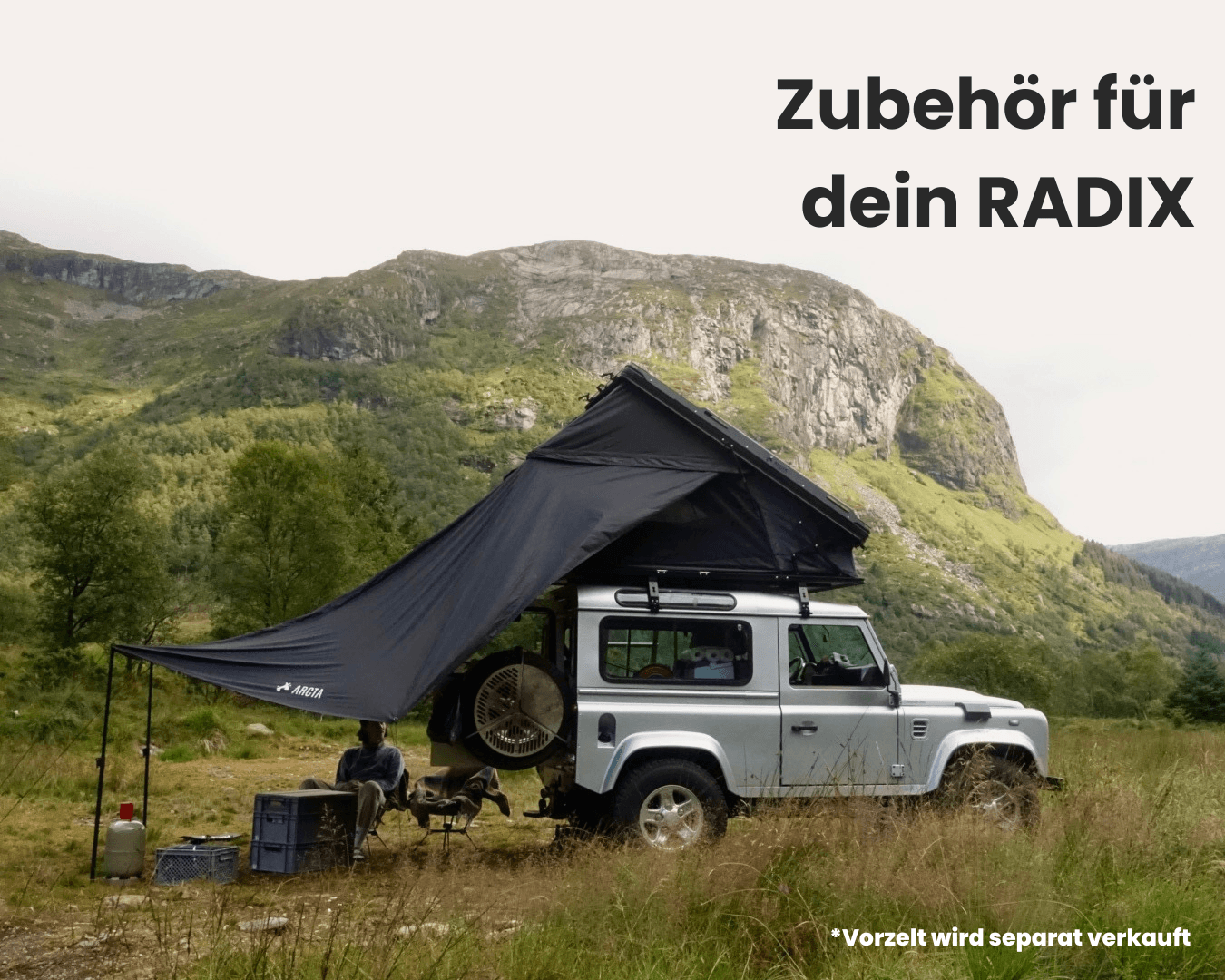 RADIX 2.0 Das beliebte Alu Hartschalen-Dachzelt | ARCTA